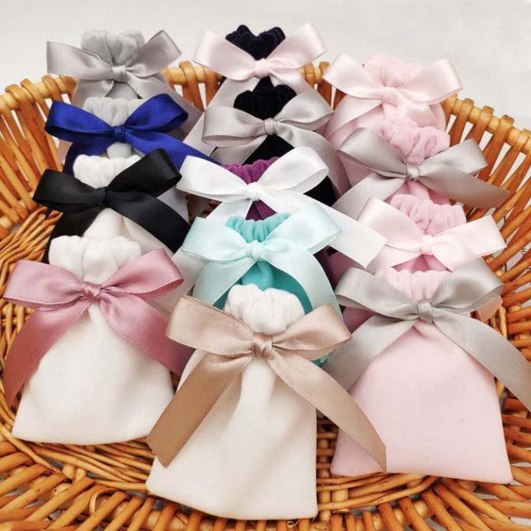 Velvet Bag For Ashes | Drawstring Rainbow Bridge Velvet Pouch