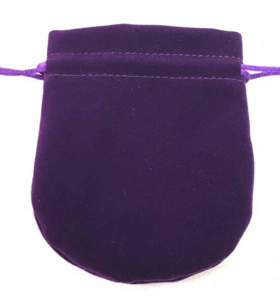 Velvet Bag For Ashes | Drawstring Rainbow Bridge Velvet Pouch