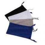 Microfiber Soft Sunglasses Storage Pouch 9X17.5cm