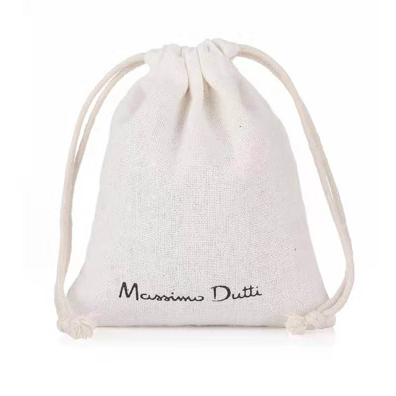8oz White Cotton Drawstring Pouch Bags | Gift Packaging