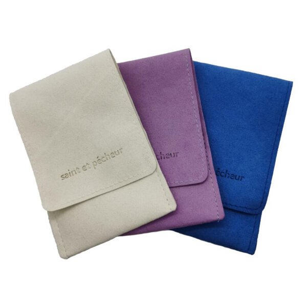 Velvet Envelop Pouch Bags With Popper Closure | Jewellery Packaging
