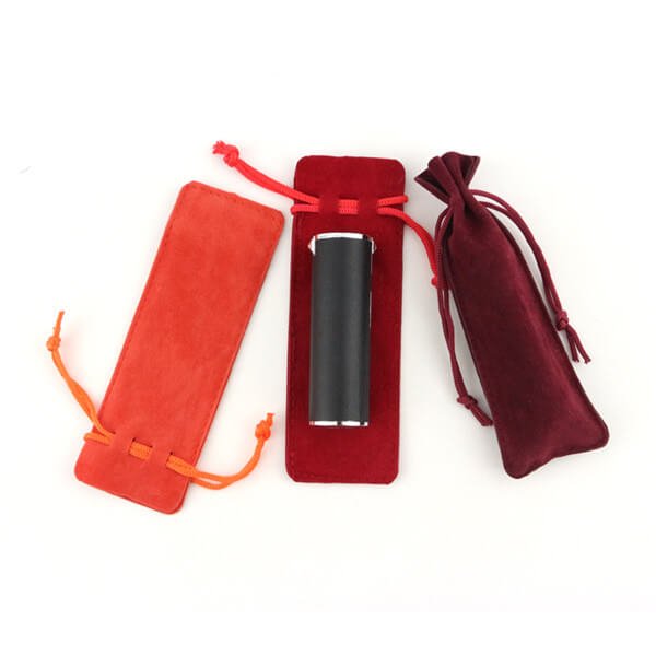 Suede Drawstring Pouch for Lipstick Cosmetic