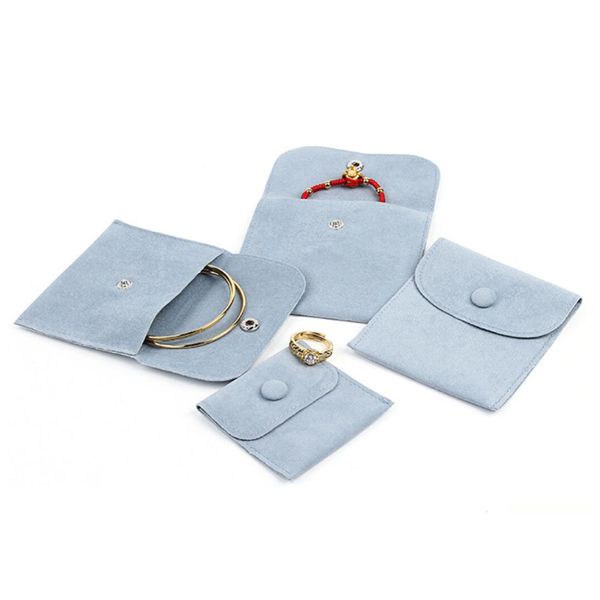 Microfiber Pouches Jewellery Envelope Bags With Flap